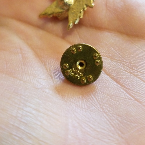 Ballou Reg'D | Jewelry | Ballou Regd Leaf Pin | Poshmark